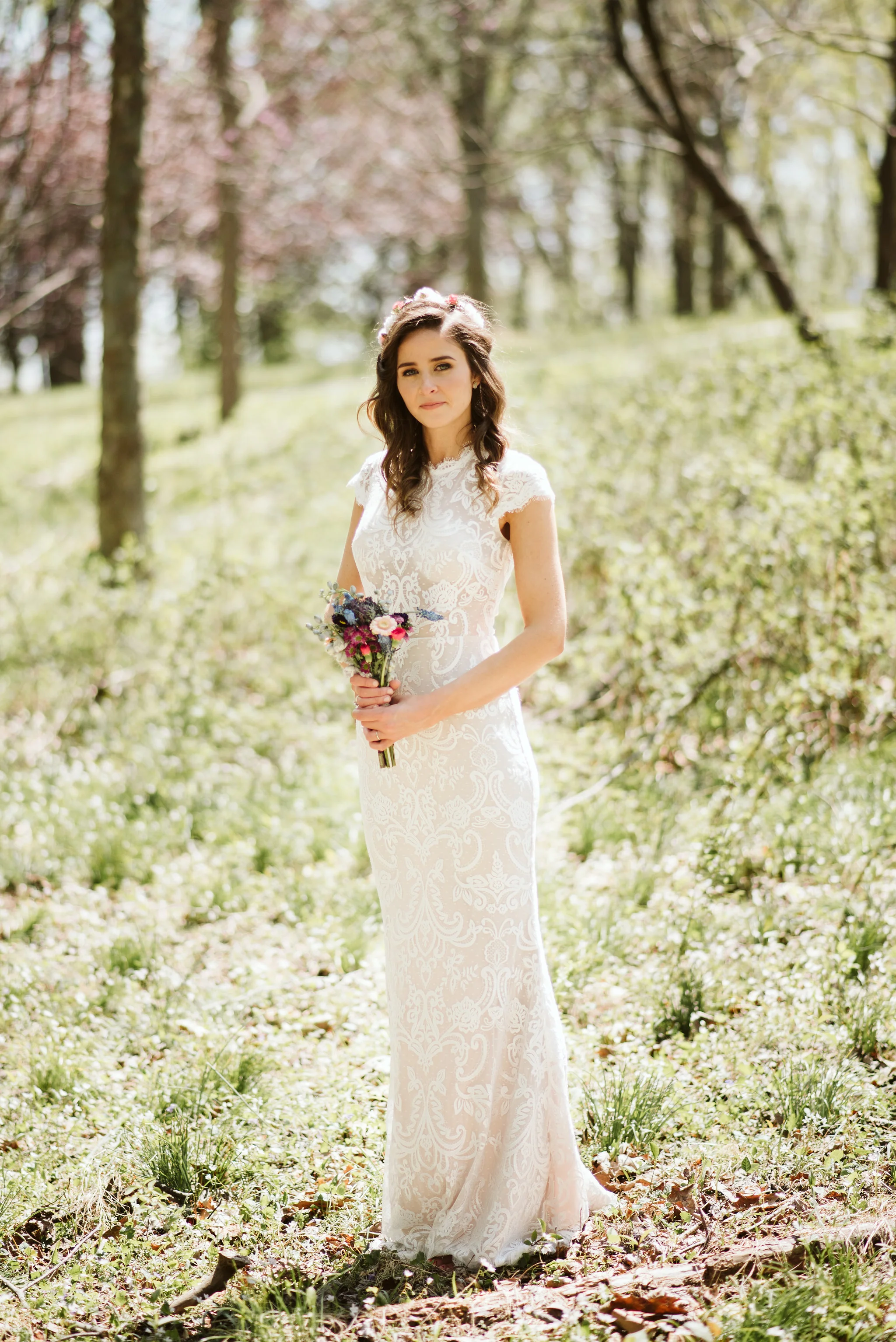 DIY Park Pavillion Wedding with Spring Wildflowers | McKenzie Elizabeth ...
