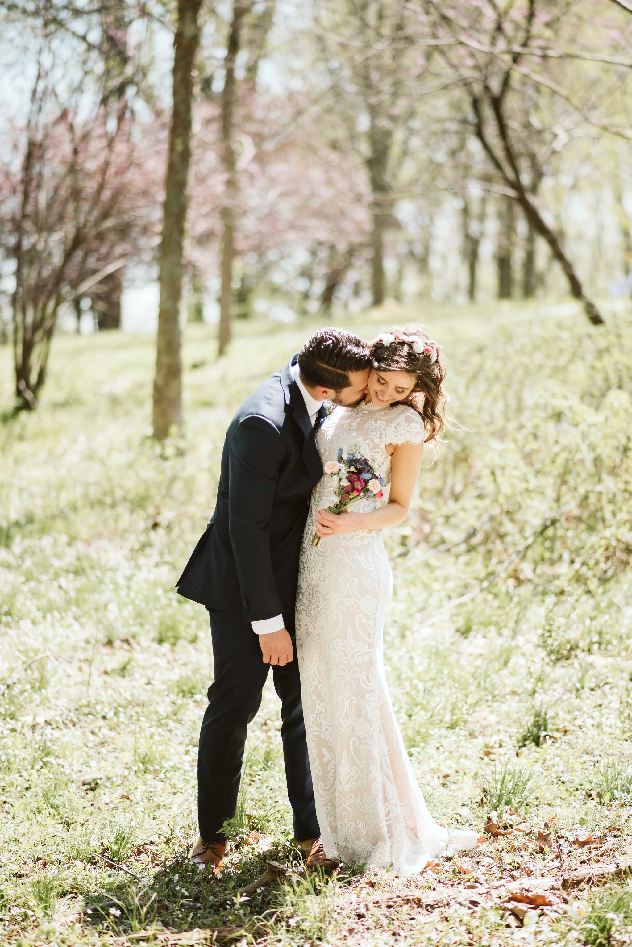 DIY Park Pavillion Wedding with Spring Wildflowers | McKenzie Elizabeth ...