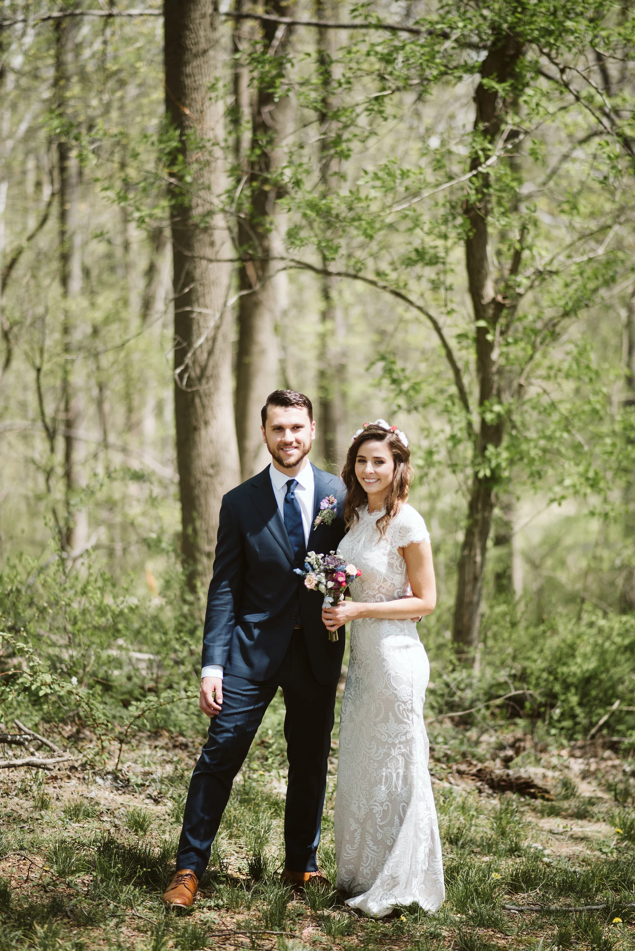 DIY Park Pavillion Wedding with Spring Wildflowers | McKenzie Elizabeth ...