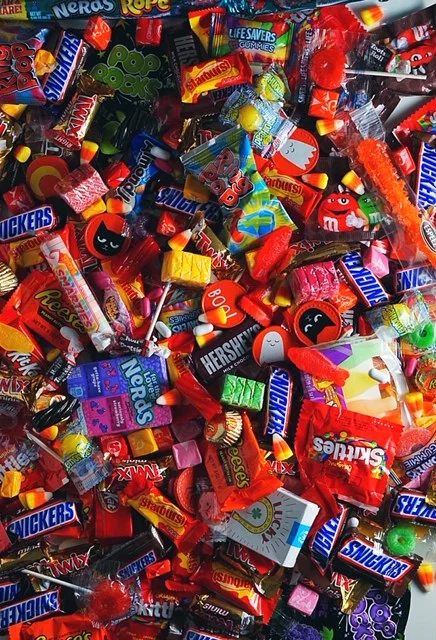 Halloween Candy Pile