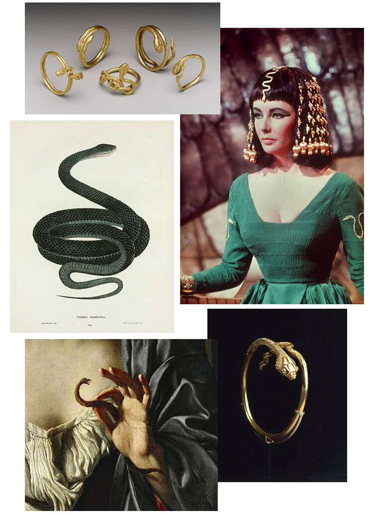 Egyptian Asps — Sara Golden Jewelry