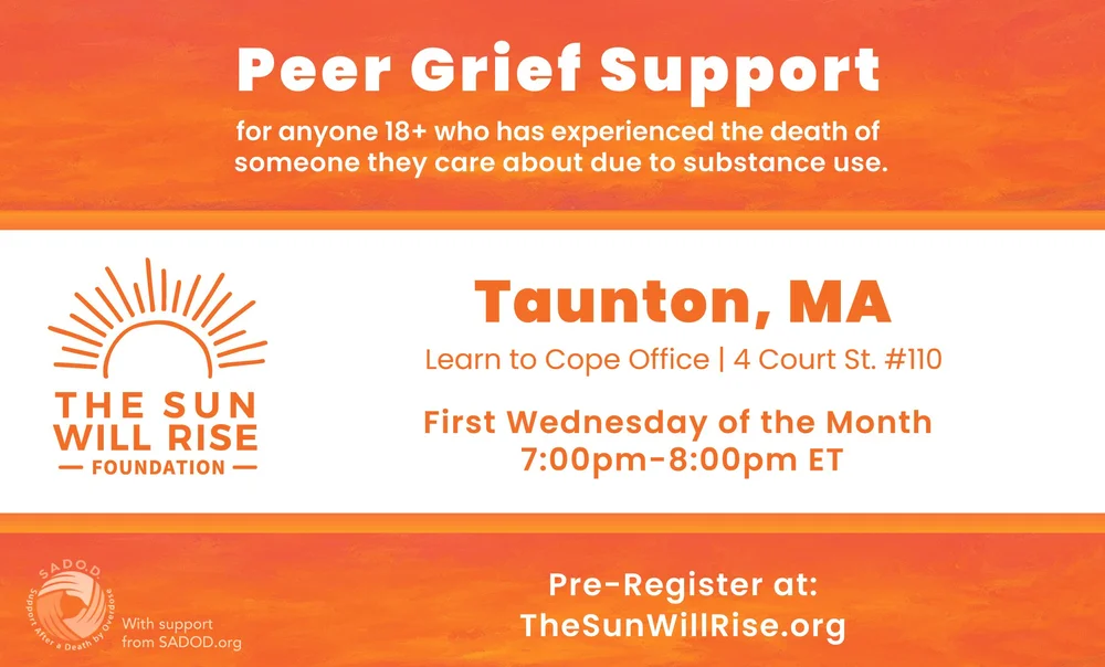 Grief Group Pre-Registration — The Sun Will Rise Foundation