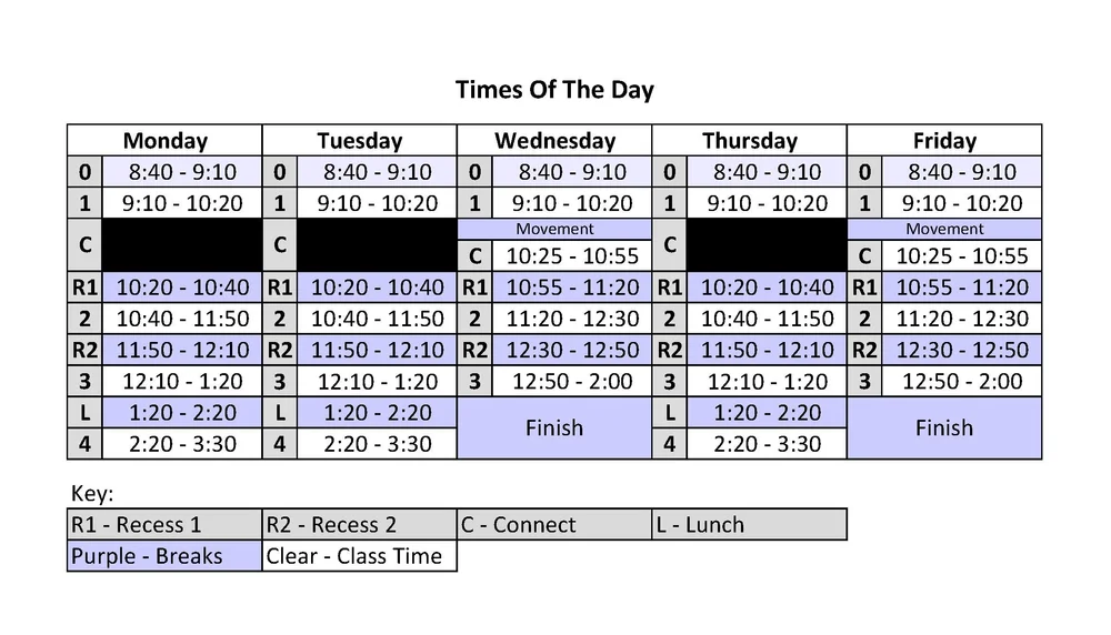 TC - Times of the Day