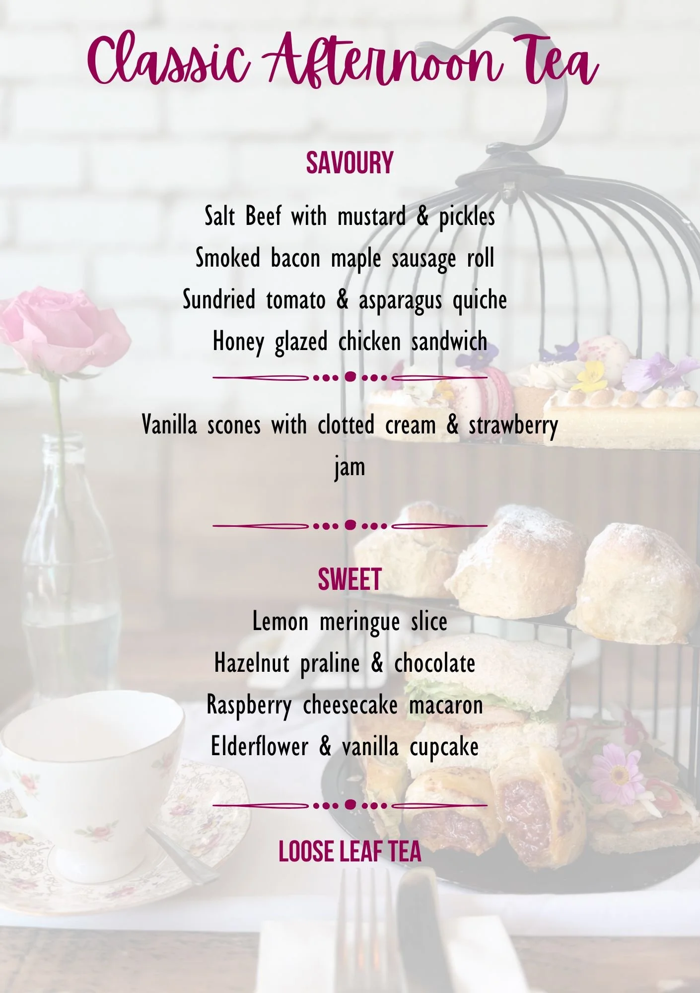 Afternoon Tea near me in Nottingham | The Pudding Pantry