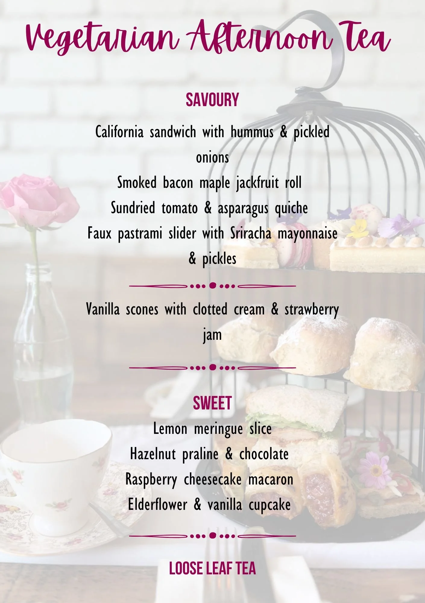 Afternoon Tea near me in Nottingham | The Pudding Pantry