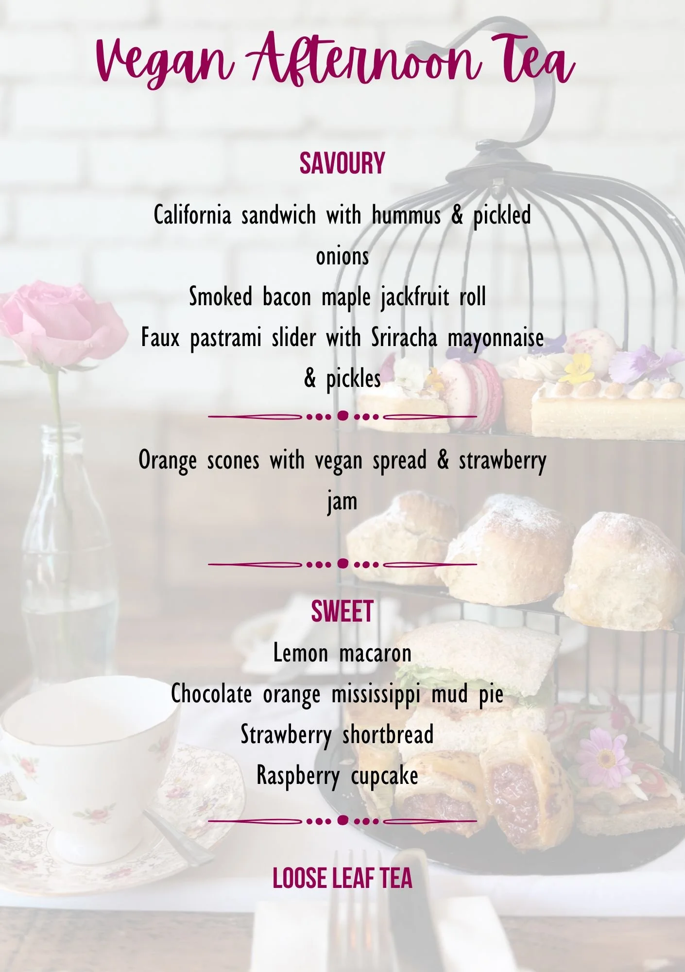 Afternoon Tea near me in Nottingham | The Pudding Pantry