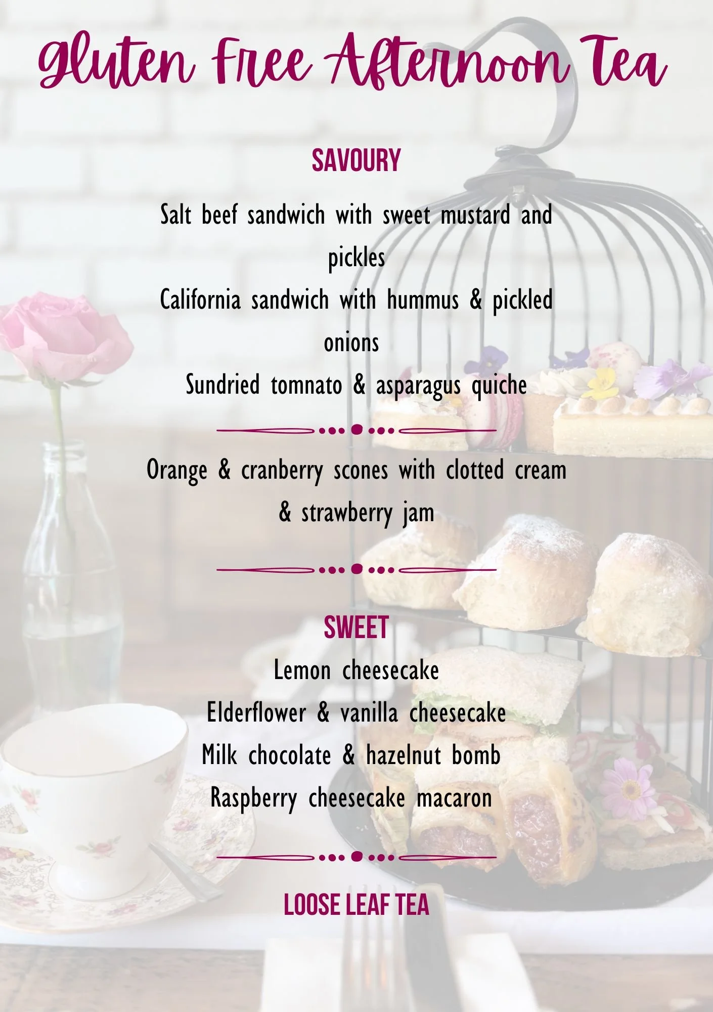 Afternoon Tea near me in Nottingham | The Pudding Pantry