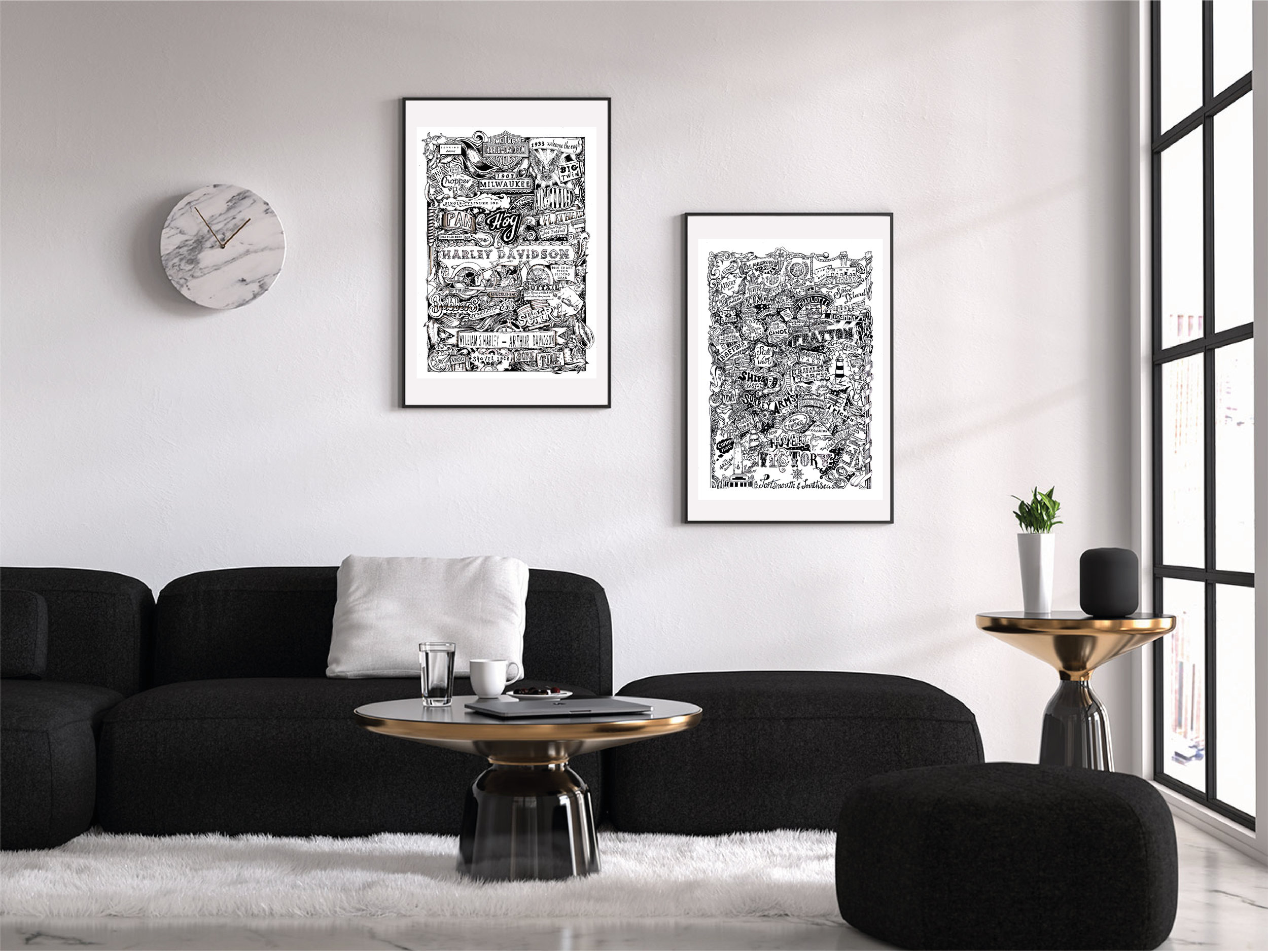 Harley Davidson Living Room Decor Ideas | Shelly Lighting