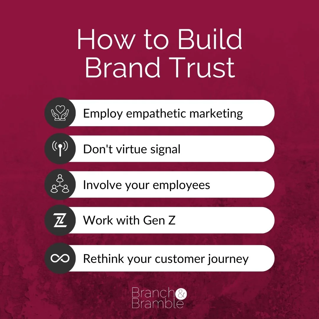 Edelman Trust Barometer & Brand Growth | Branch & Bramble