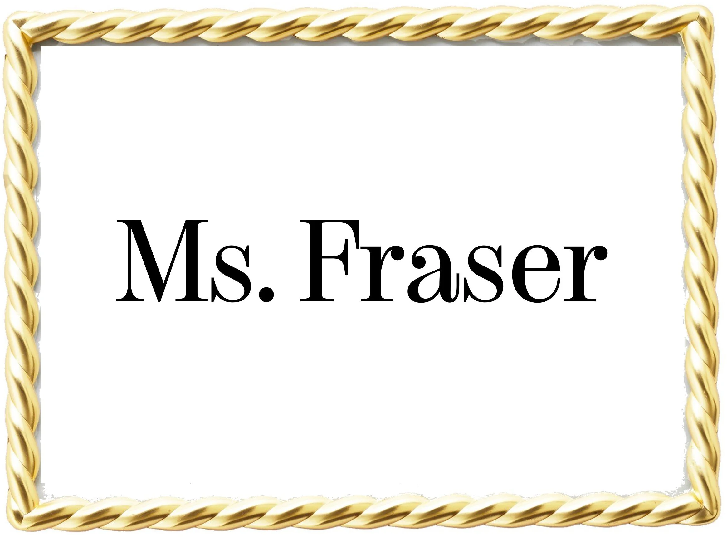 Ms. Fraser — Saint Elizabeth Parish School
