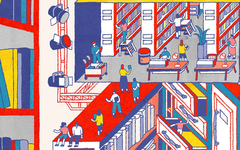 Gender Equality Library poster — JISU CHOI