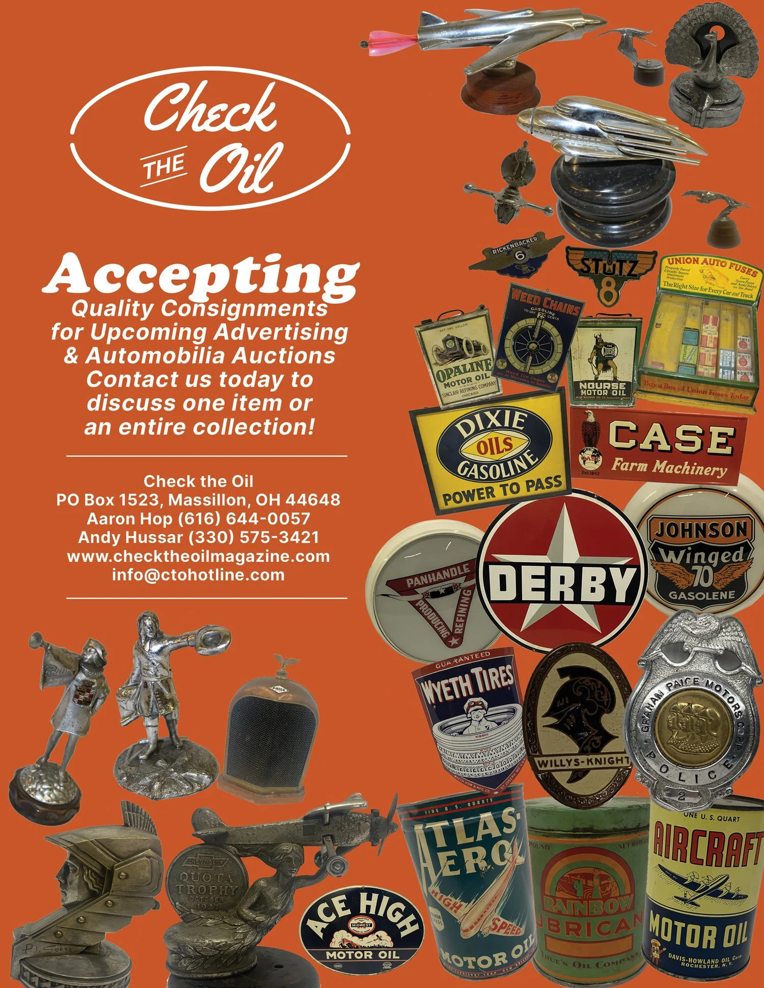 Auction — Check the Oil