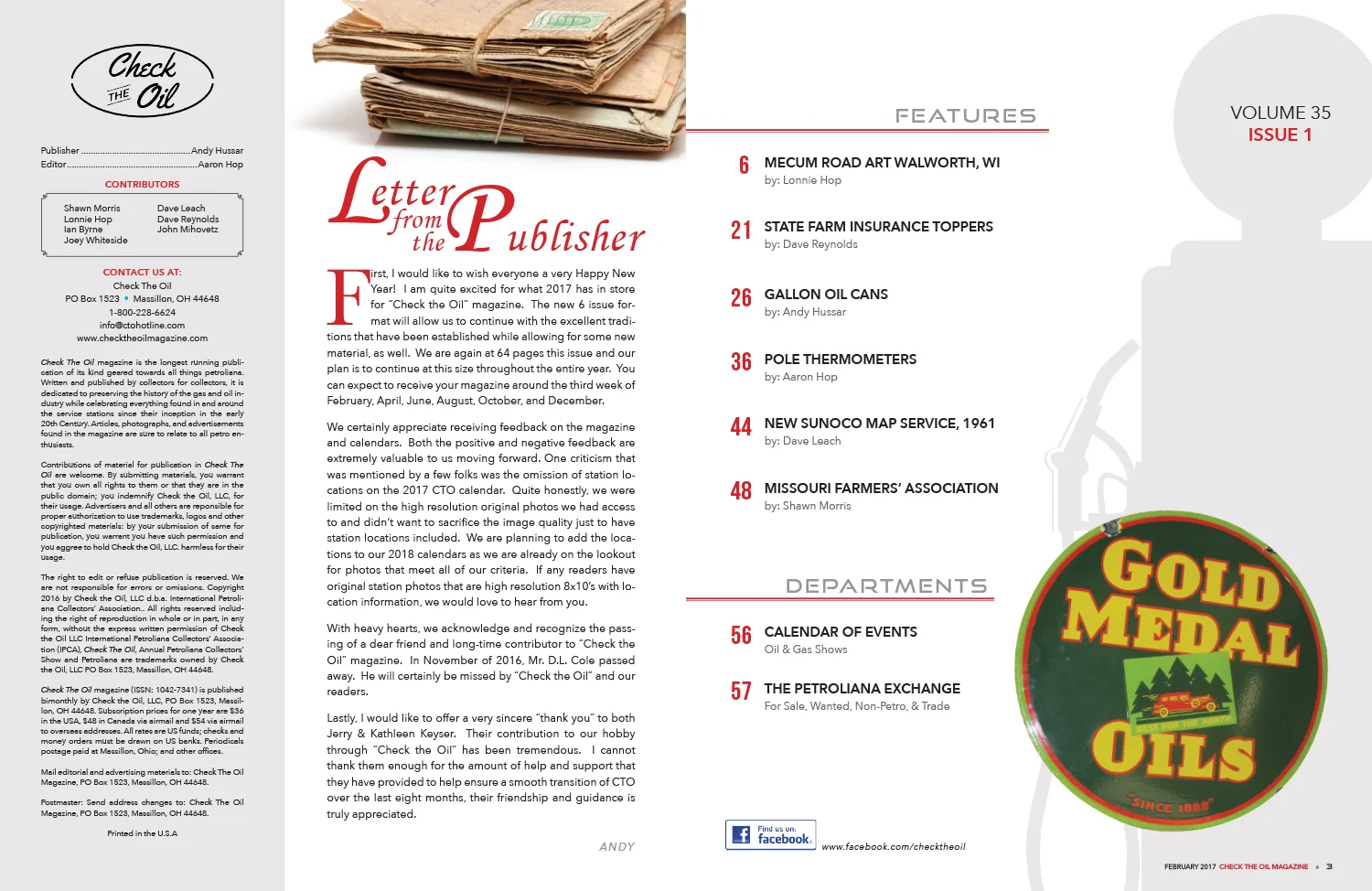 Magazine — Check the Oil