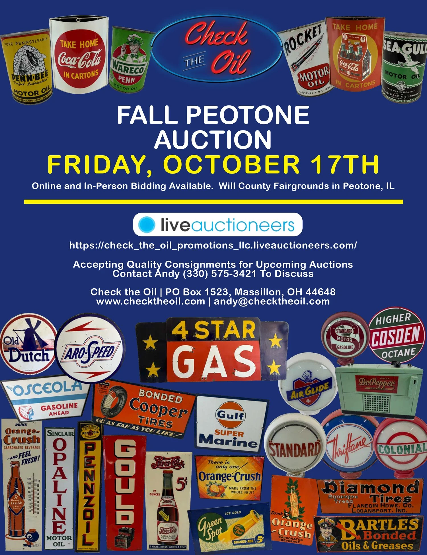 Auction — Check the Oil