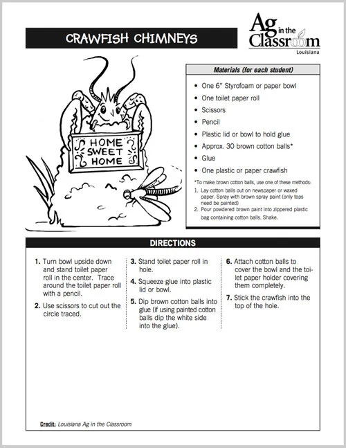 Make & Takes: Animal — Louisiana Ag in the Classroom