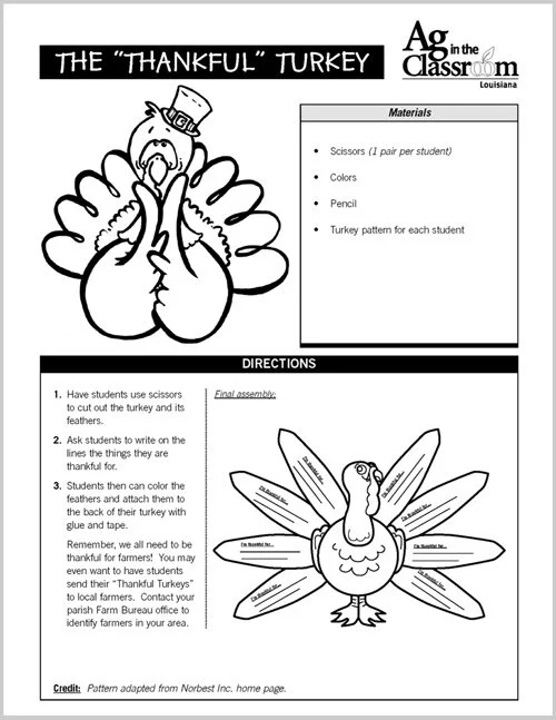 Make & Takes: Animal — Louisiana Ag in the Classroom