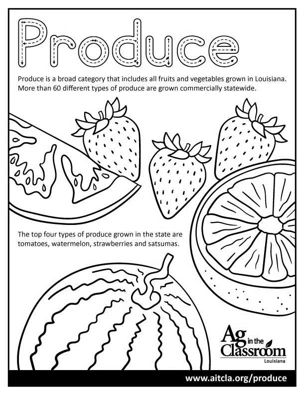 Produce — Louisiana Ag in the Classroom