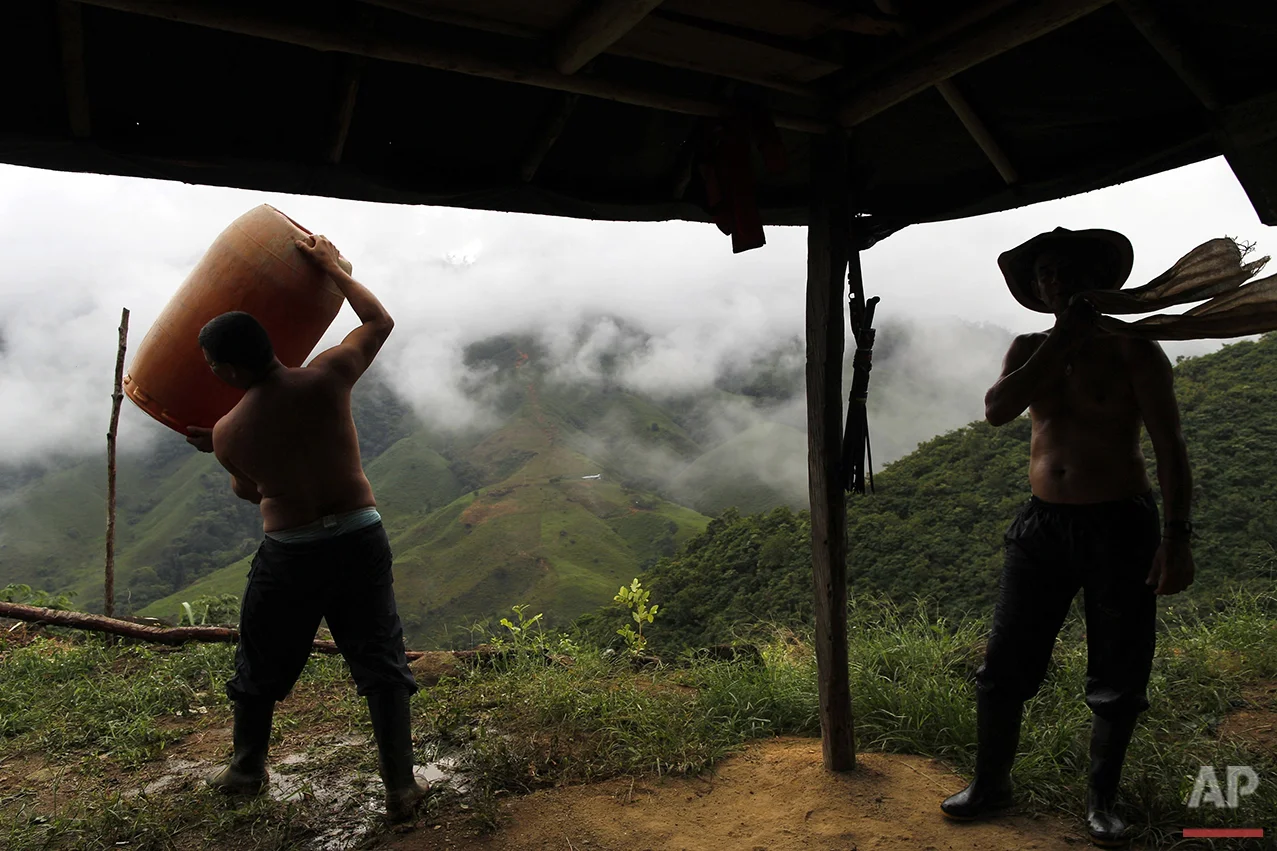 Colombia's coca paste — AP Images Spotlight