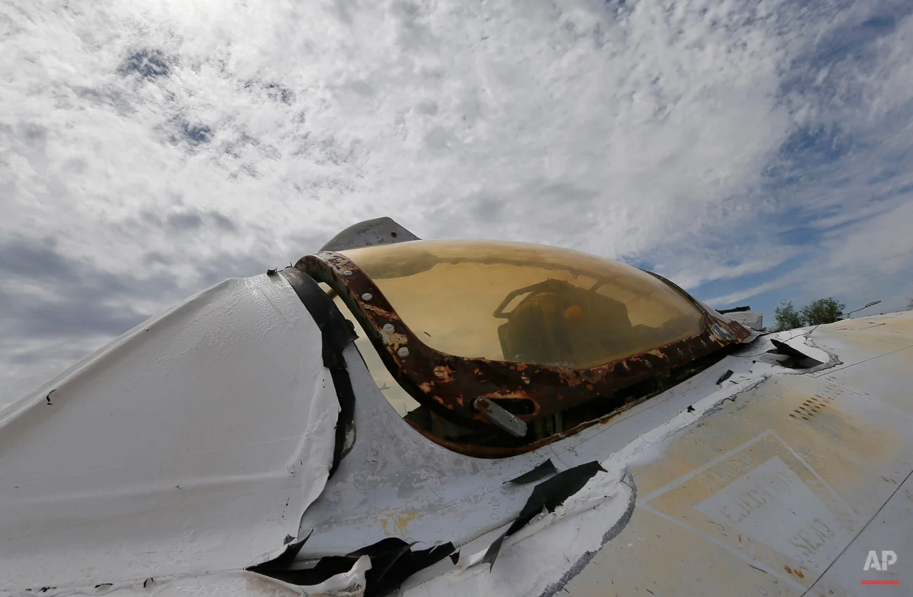 Military aircraft boneyard — AP Images Spotlight