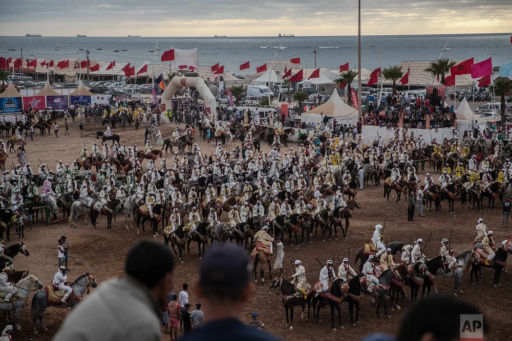 Horseback show keeps Morocco tradition alive — AP Photos