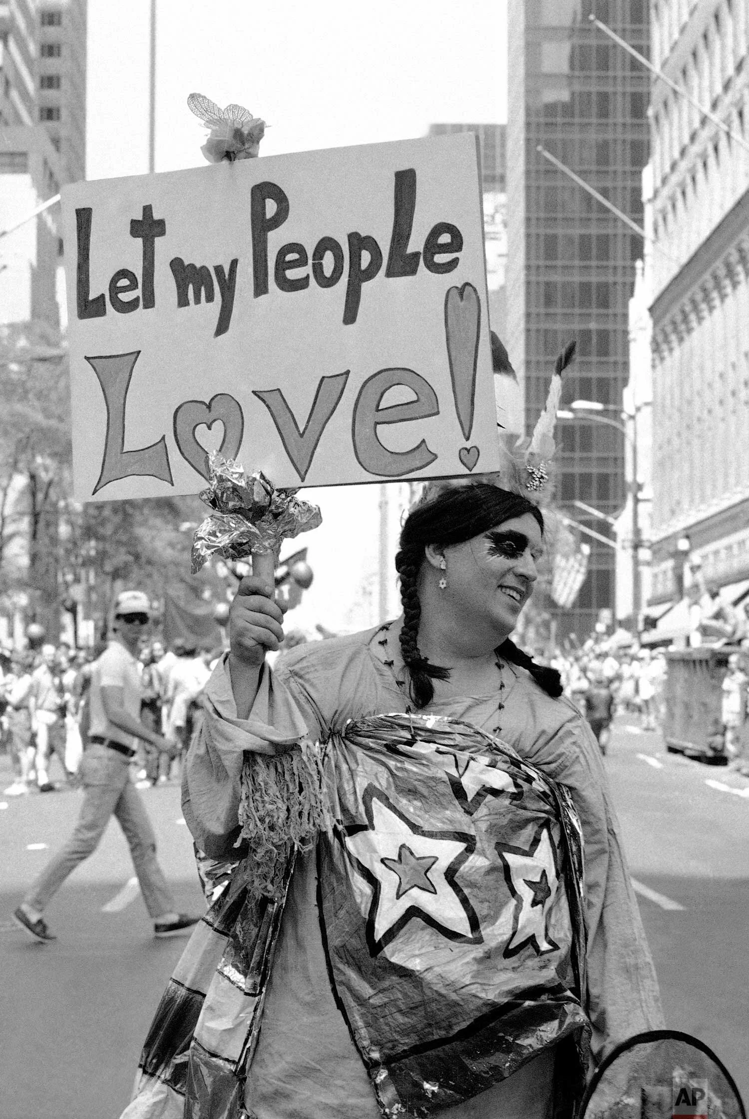 50th anniversary of gay pride parades on both coasts — AP Images Spotlight