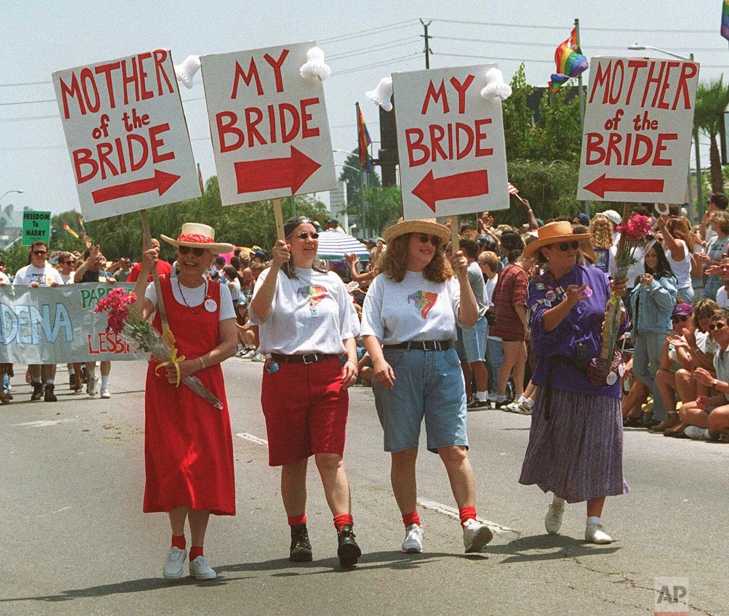 50th anniversary of gay pride parades on both coasts — AP Images Spotlight