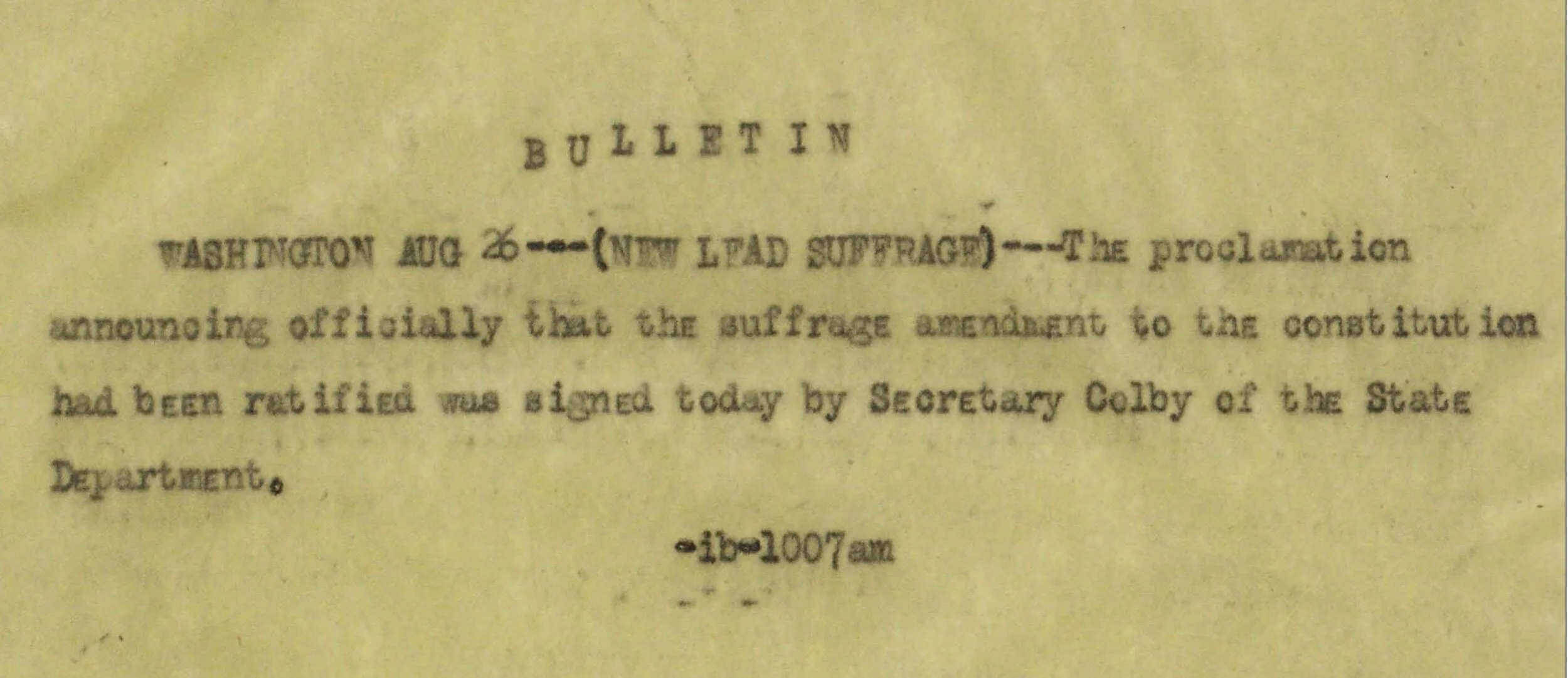 Votes for Women: The 100th Anniversary of the 19th Amendment — AP Photos