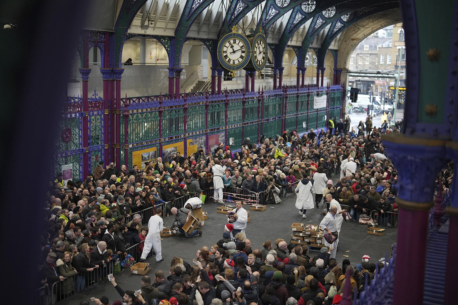 Meat and greet: Historic London market counting down the years — AP Photos