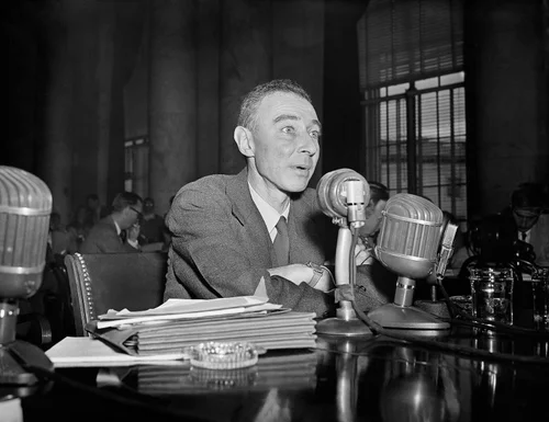 J. Robert Oppenheimer - The man behind the bomb — AP Photos