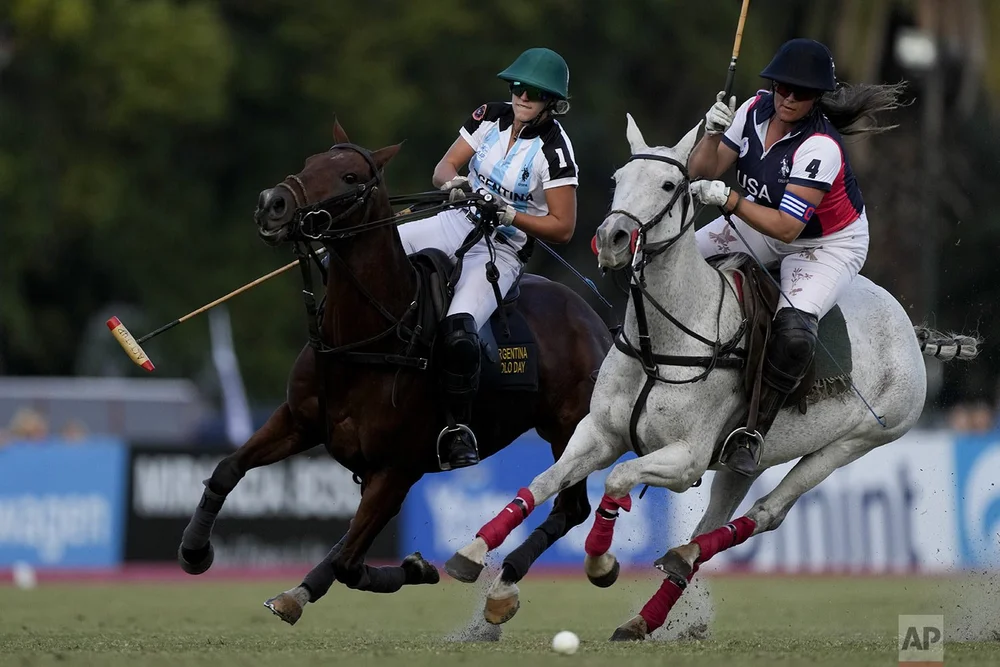 Women play their first polo world championship in Argentina — AP Photos