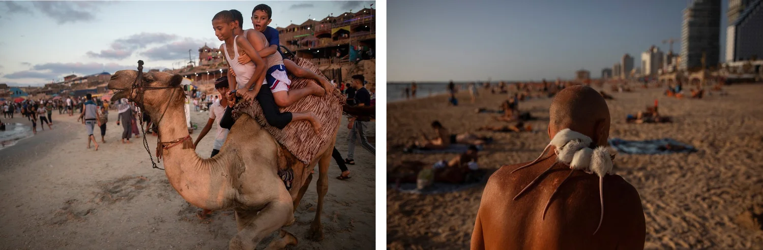 Summer days at the beach, in Israel and Gaza — AP Photos