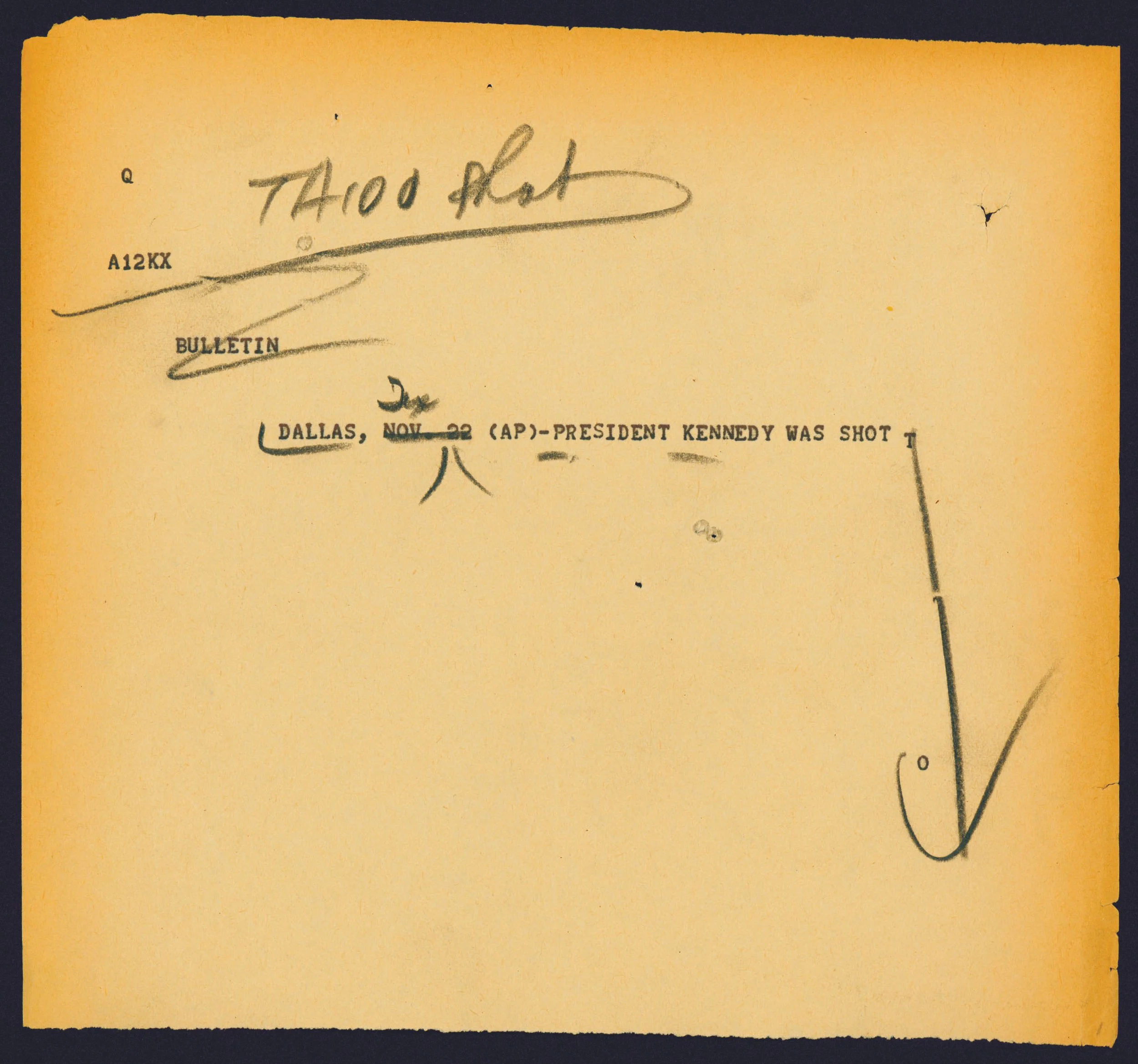 How AP covered the assassination of President John F. Kennedy, Nov. 22 ...