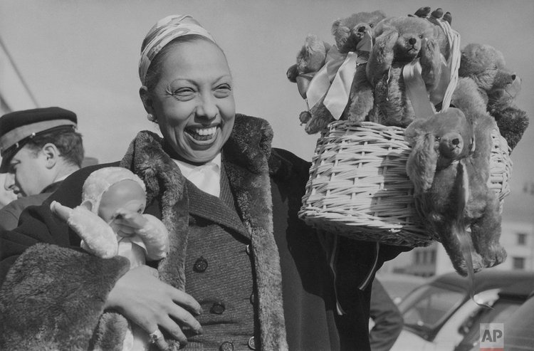 Josephine Baker — AP Photos