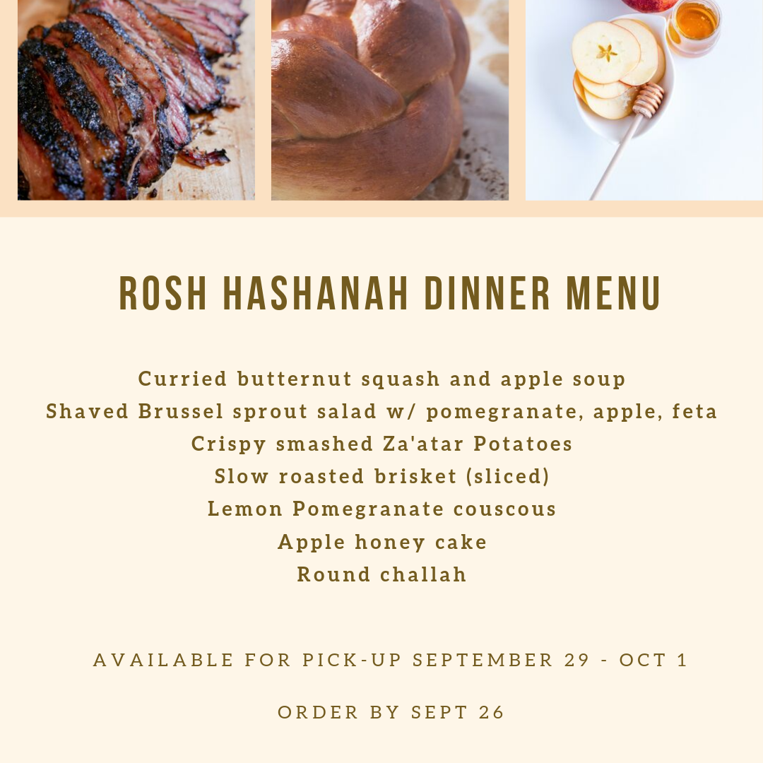 Rosh Hashanah Dinner Menu