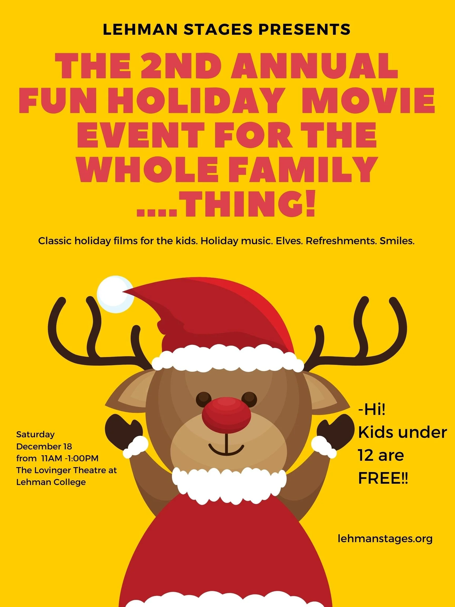 The 2nd Annual Fun Holiday Movie Event for the Whole Family...Thing ...