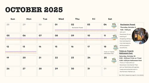 Event Calendar — Downtown Rochester, MI