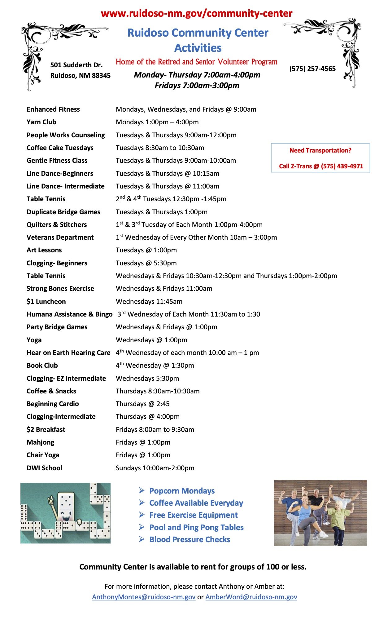 Community Center — Ruidoso-NM.gov | Municipal Website of the Village of ...