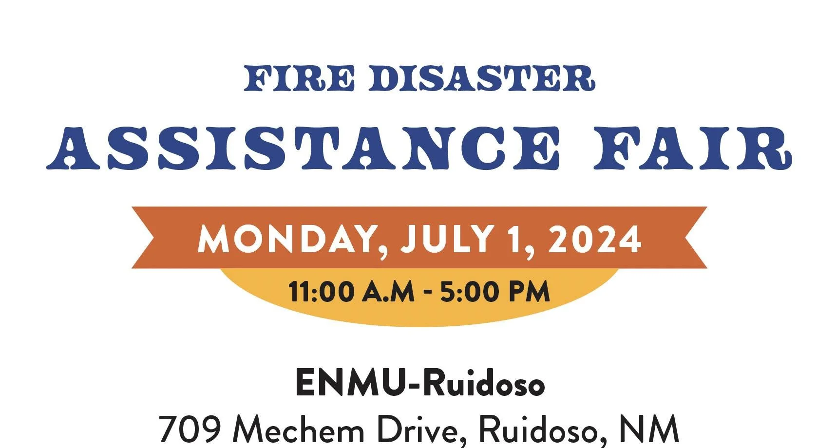 Fire Disaster Assistance Fair in Ruidoso: Connecting Community ...