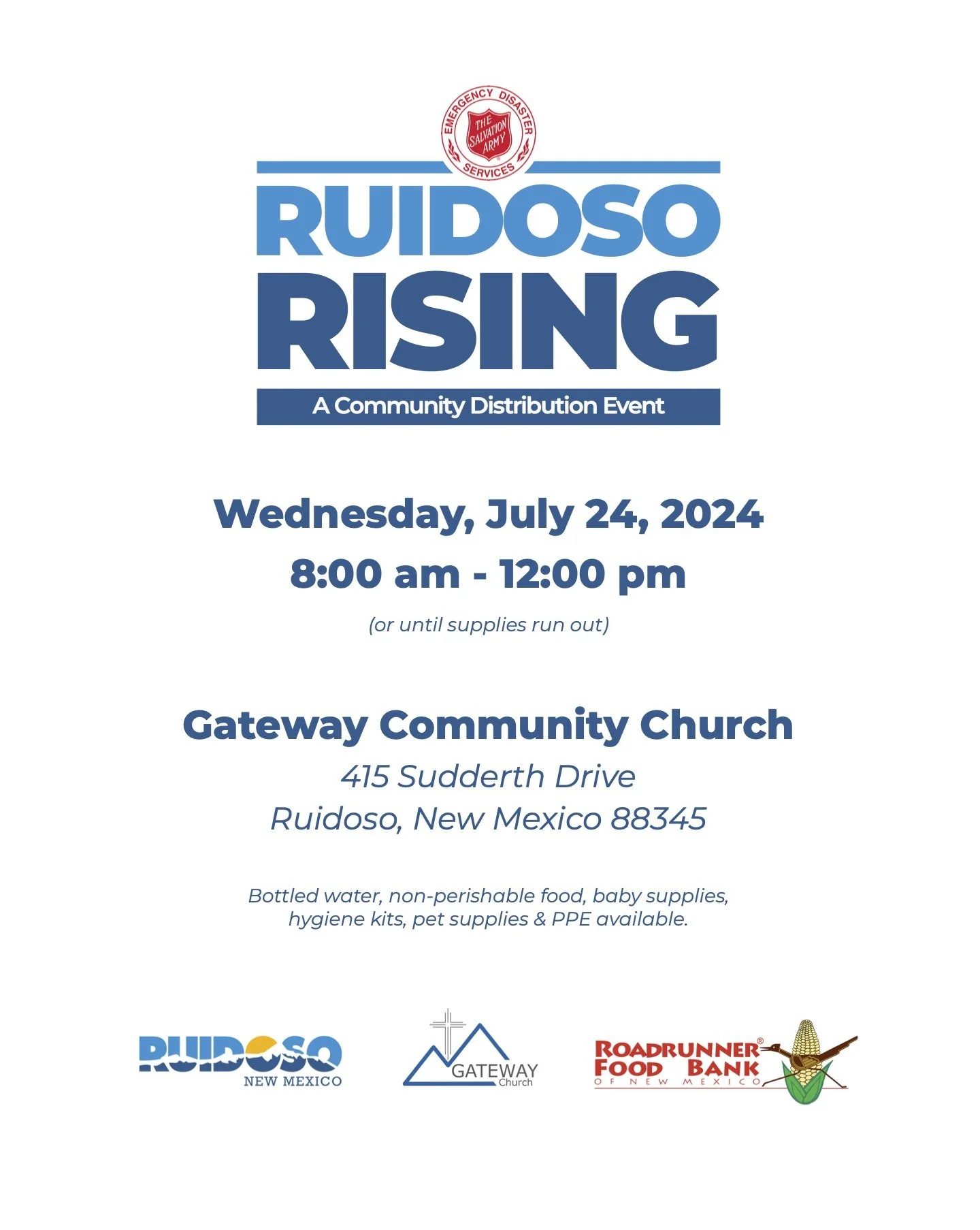 Ruidoso Rising: Community Distribution Event at Gateway Community ...