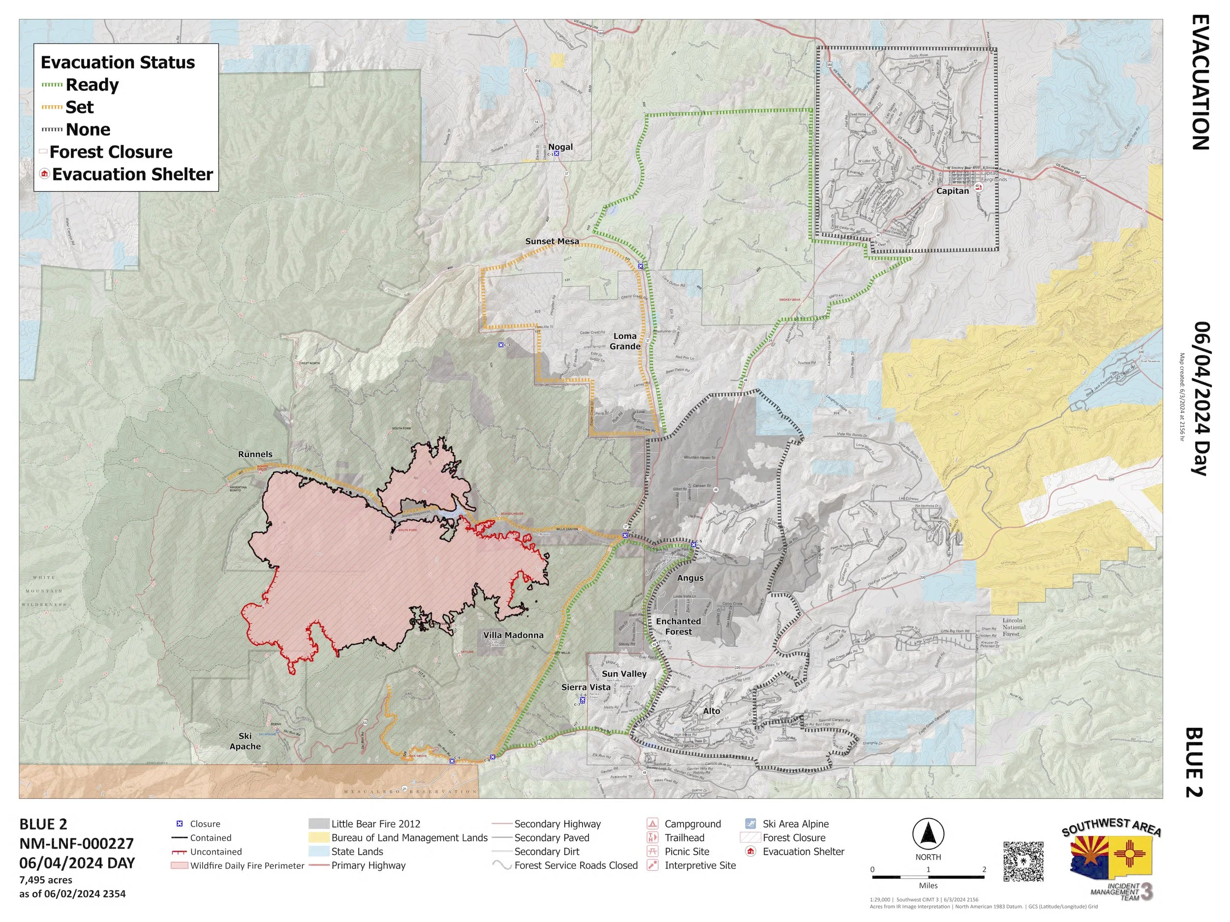 Blue 2 Fire Daily Update - June 5, 2024 — Ruidoso-NM.gov | Municipal ...
