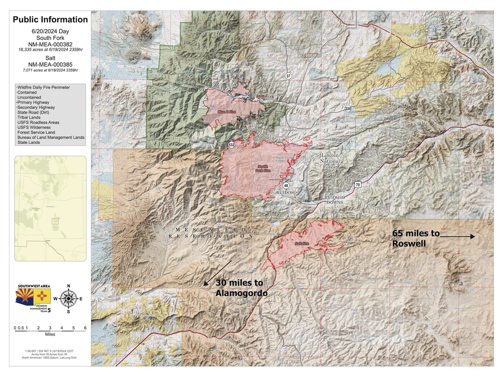 South Fork Fire, Salt Fire Daily Update: June 20, 2024 - Community ...