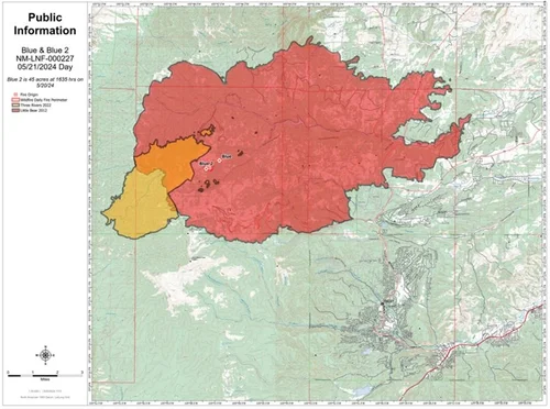 Blue 2 Fire Evening Update, May 22, 2024 — Ruidoso-NM.gov | Municipal ...