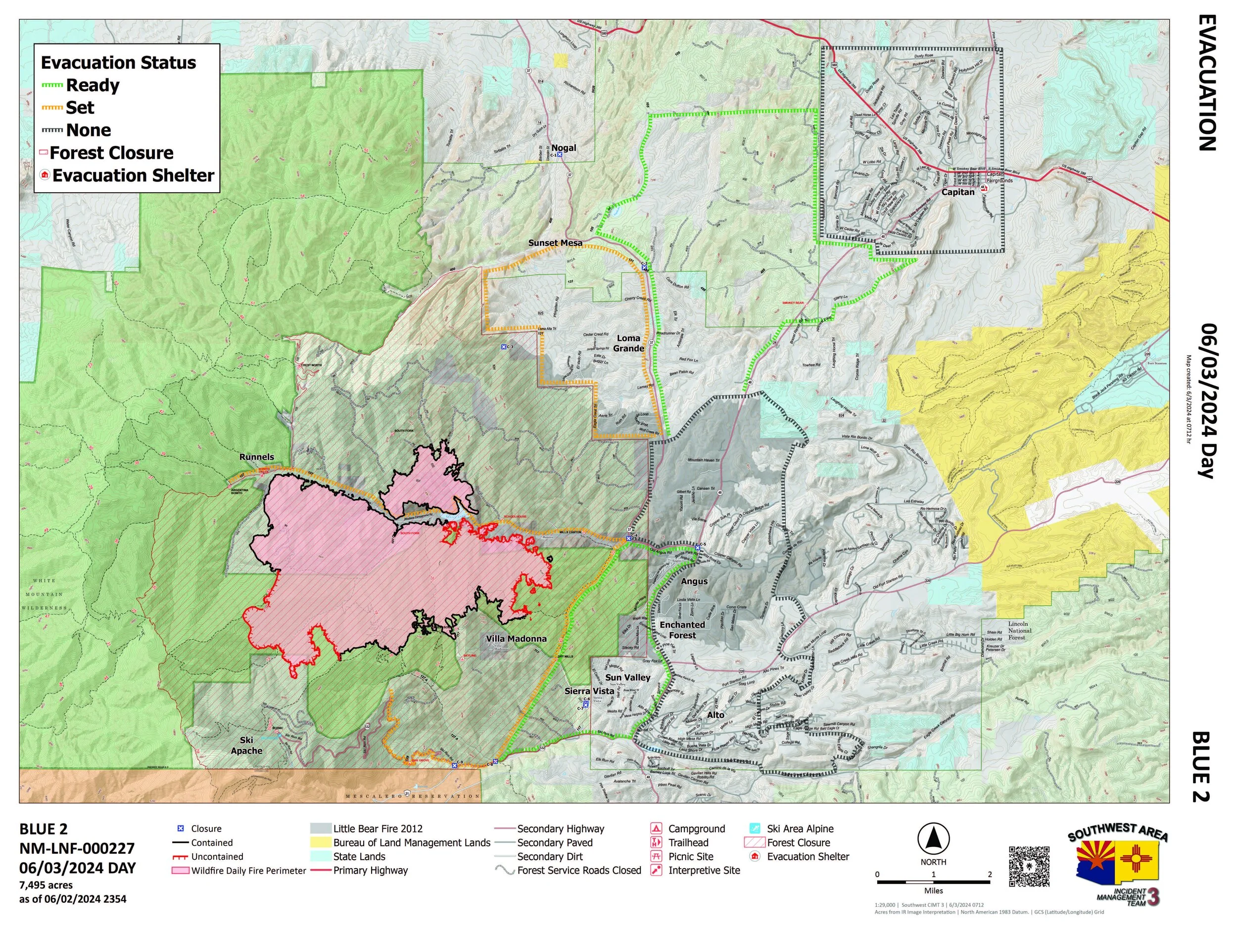 Blue 2 Fire Daily Update - June 3, 2024 — Ruidoso-NM.gov | Municipal ...