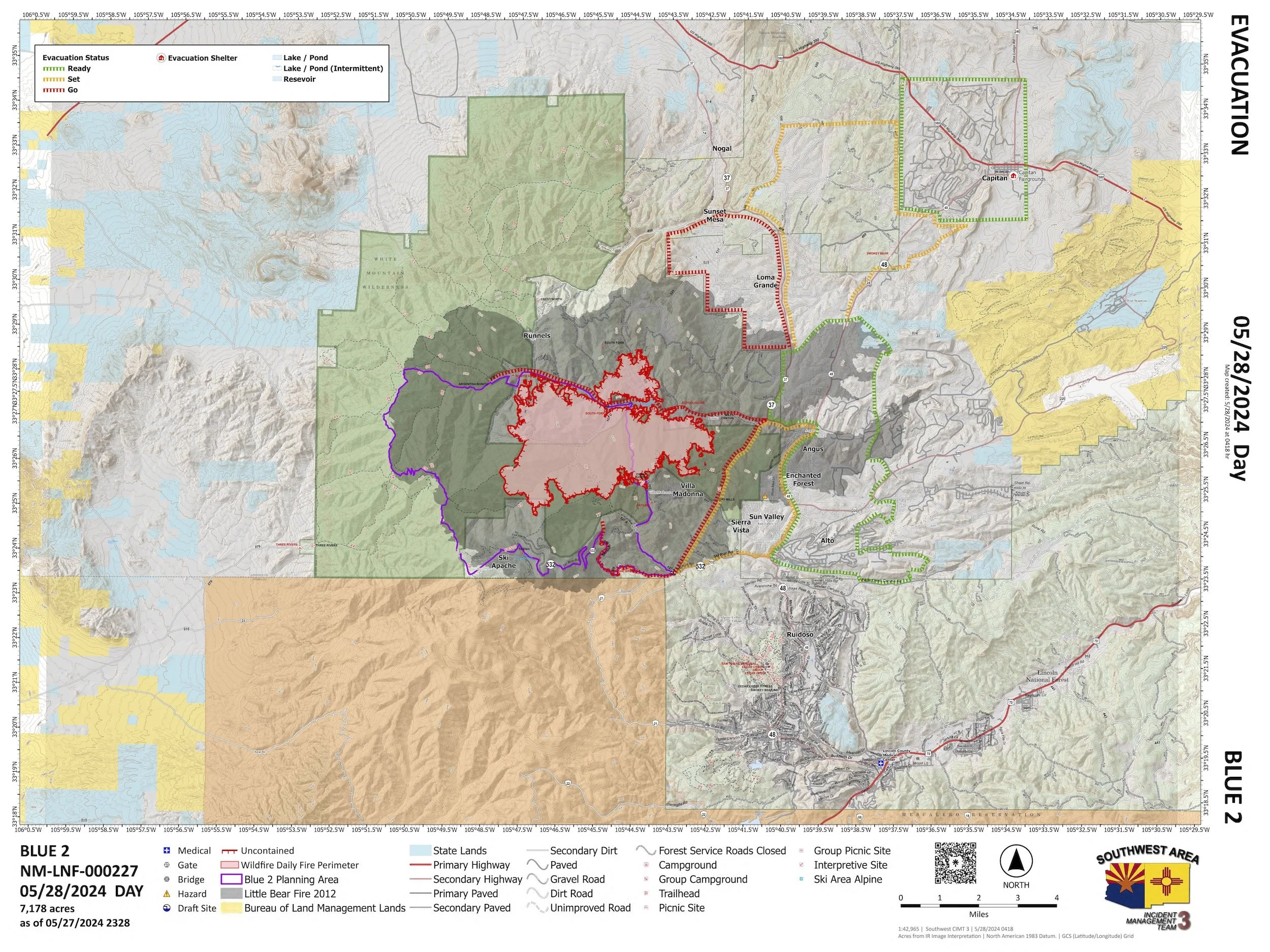 Blue 2 Fire Daily Update - May 28, 2024 — Ruidoso-NM.gov | Municipal ...