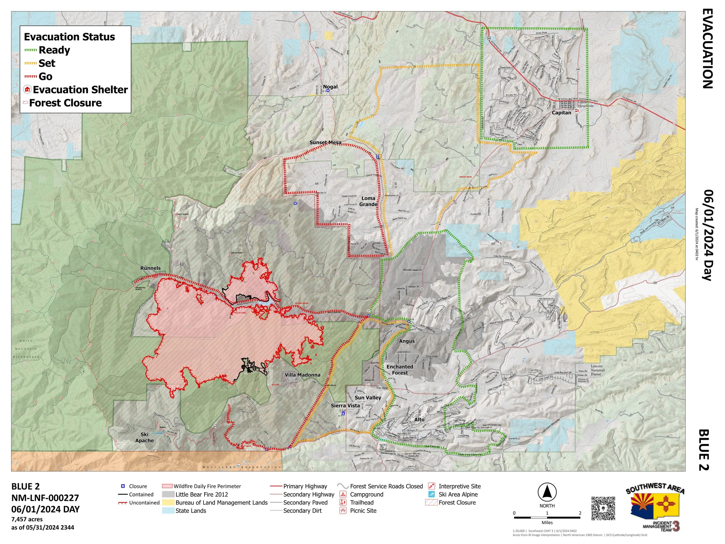 Blue 2 Fire Daily Update - June 1, 2024 — Ruidoso-NM.gov | Municipal ...
