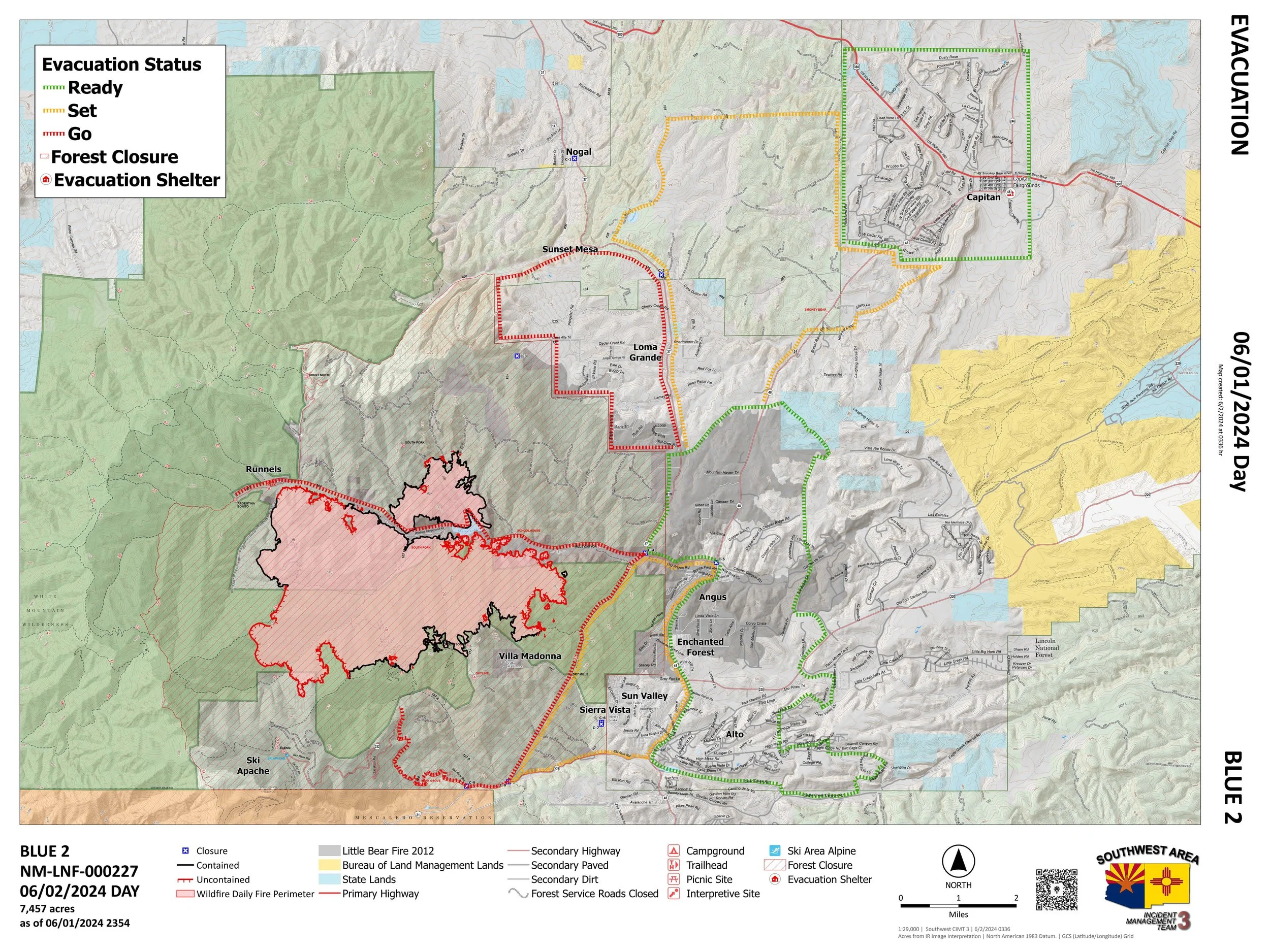 Blue 2 Fire Daily Update - June 2, 2024 — Ruidoso-NM.gov | Municipal ...