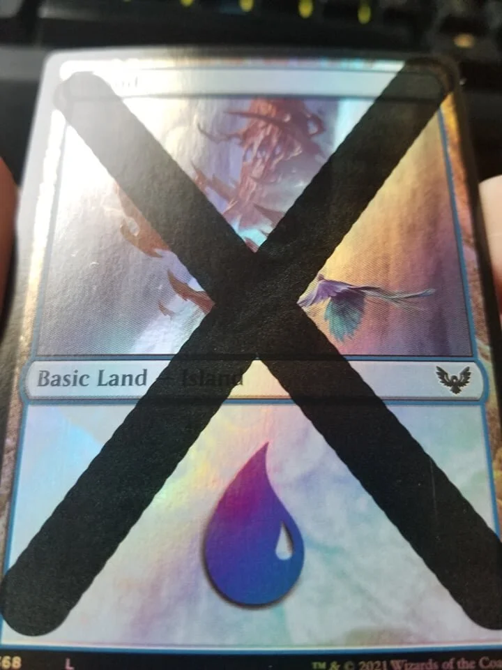 A Closer Look at the X Island Filler — misprintedMTG