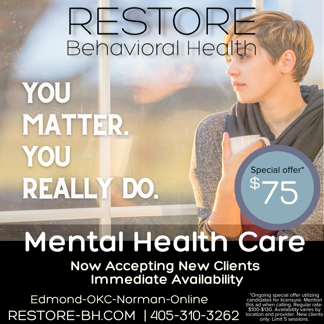 Restore Behavioral Health, OK: Therapist near me