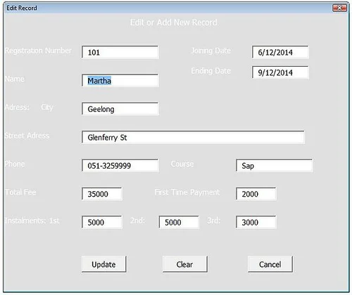 Populate a Userform VBA — Excel Dashboards VBA