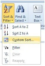 Excel Custom Sort with VBA — Excel Dashboards VBA